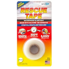 Rescue Silicone Tape, Self-Fusing, Clear, 1-In. x 12-Ft. - Eureka, CA ...