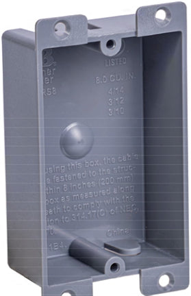 ELECTRIC BOX OLD WORK STD PVC - Eureka, CA - Ferndale, CA - Nilsen Company