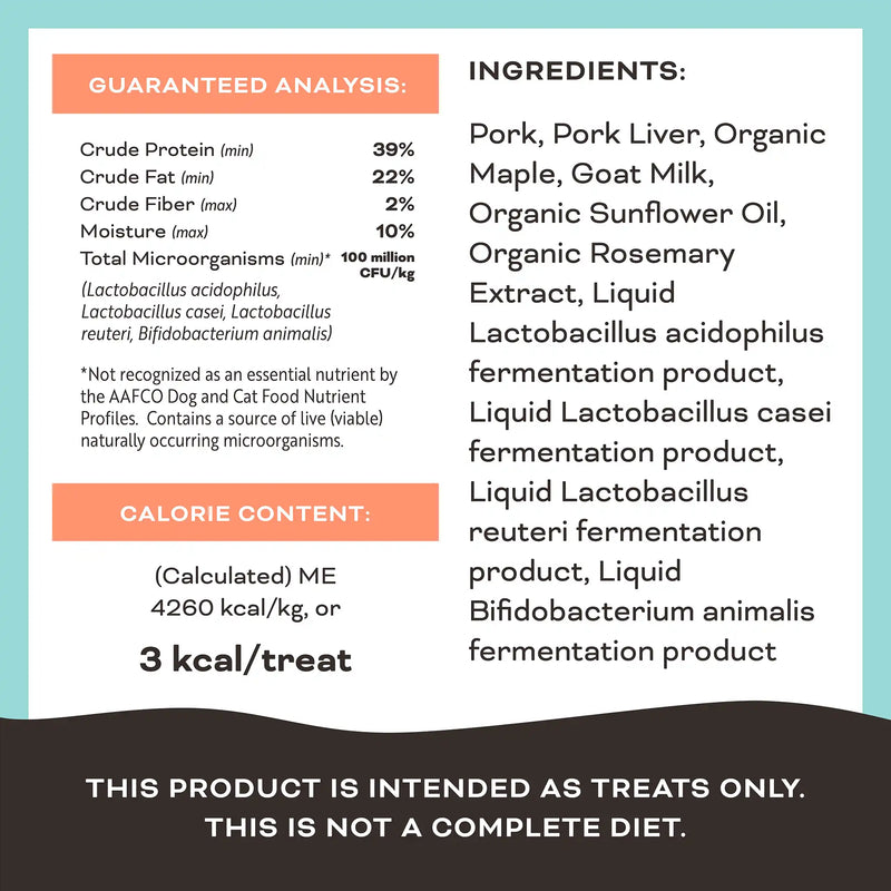 Primal You Maple My Day Pork, Maple, and Goat Milk Freeze Dried Dog ...