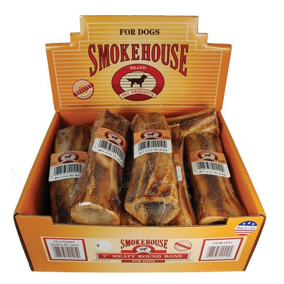Smokehouse USA Made Round Meaty Bone Display (7 INCH/10 PIECE) - Eureka ...