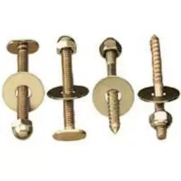 Plumb Pak Toilet Bolt & Screw Sets, Chrome Plated 1/4" x 2-1/2 ...