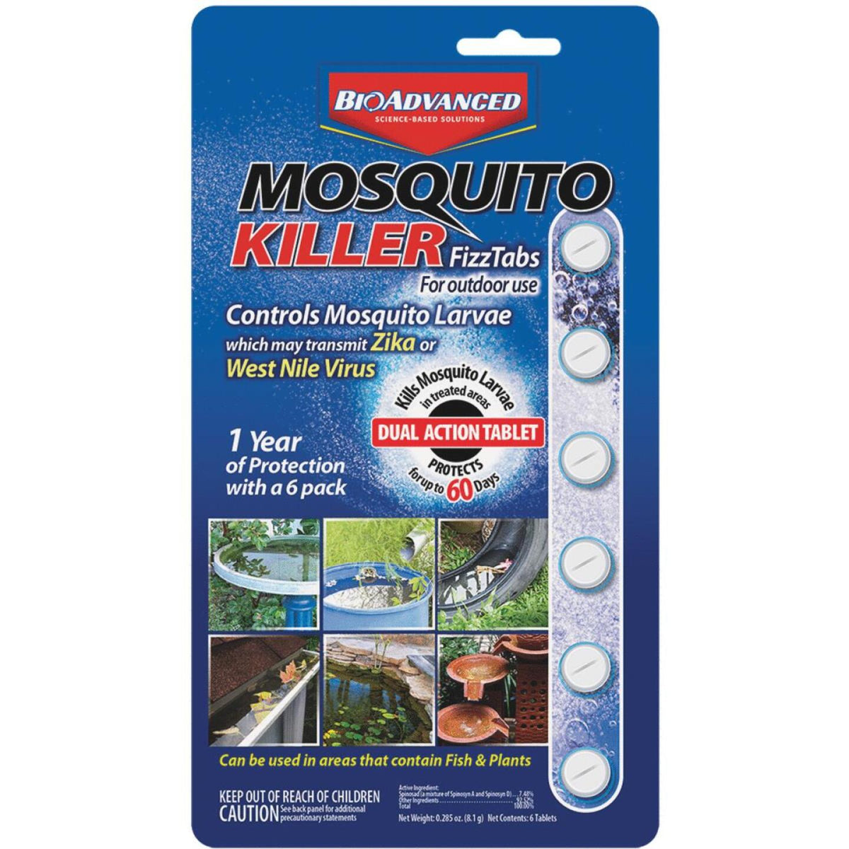 BioAdvanced Ready To Use Tablet Mosquito Killer (4-Pack) - Eureka, CA ...