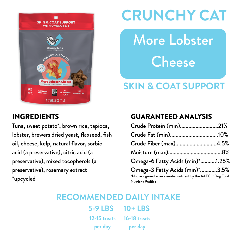 Shameless Pets More Lobster, Cheese Cat Treats - Eureka, CA - Ferndale ...