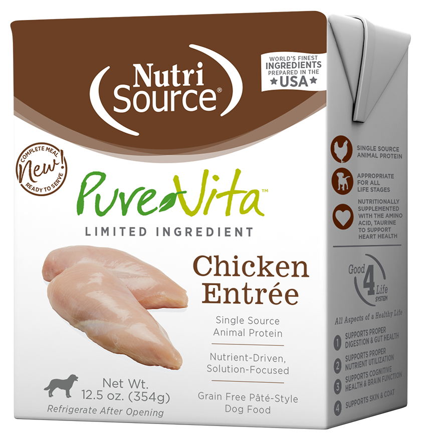 NutriSource® Pure Vita Chicken Entrée Limited Ingredient Wet Dog Food ...