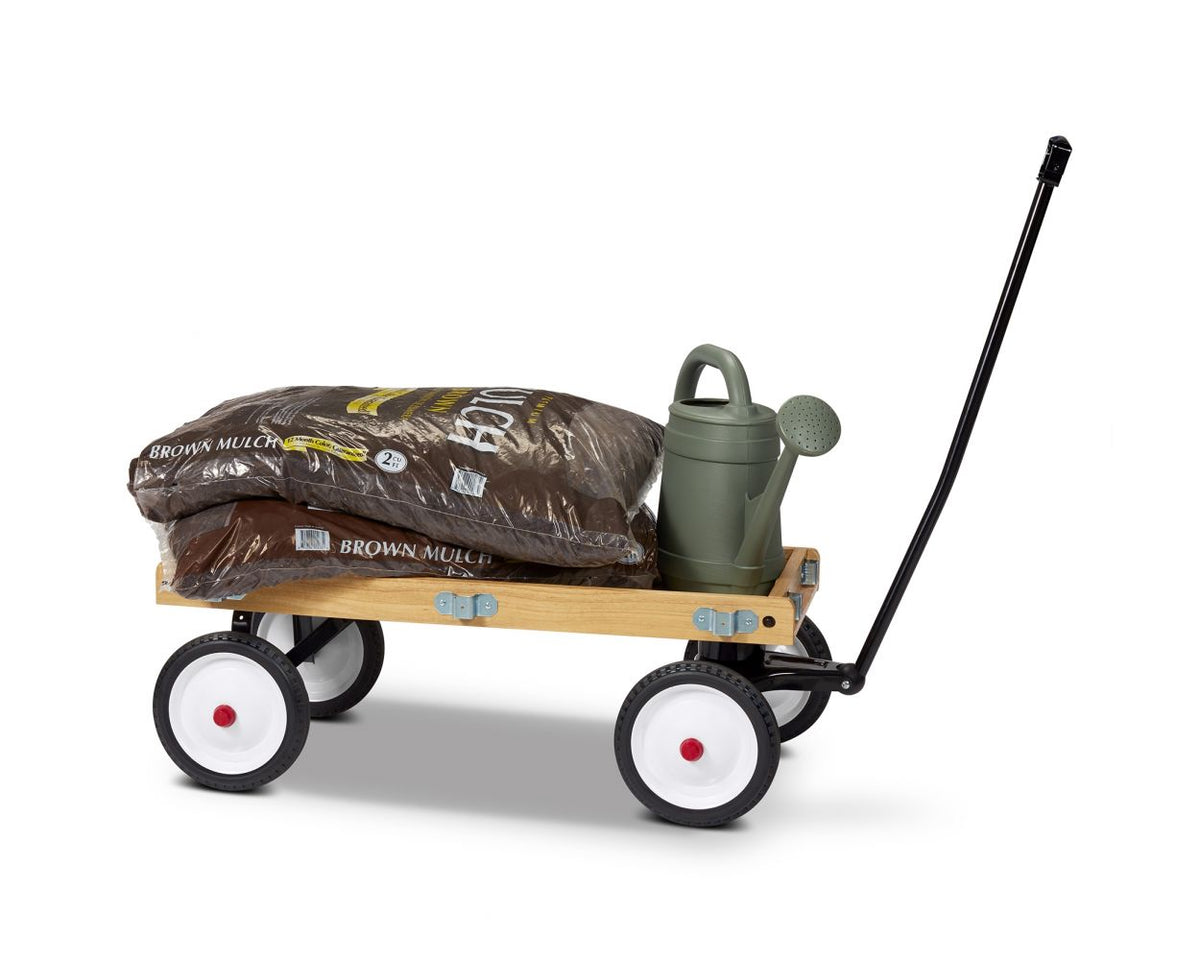 Radio Flyer Classic Wood Wagon with Removable Sides 36 in. x 16-1/2 in ...