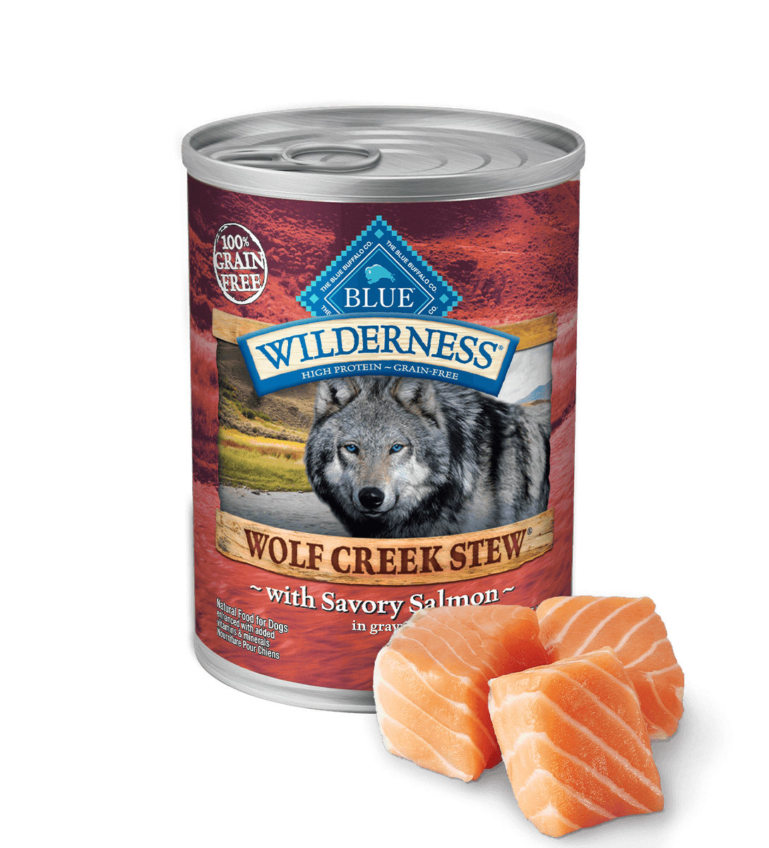BLUE Wilderness™ Wolf Creek Stew™ Adult Dogs Savory Salmon Stew ...